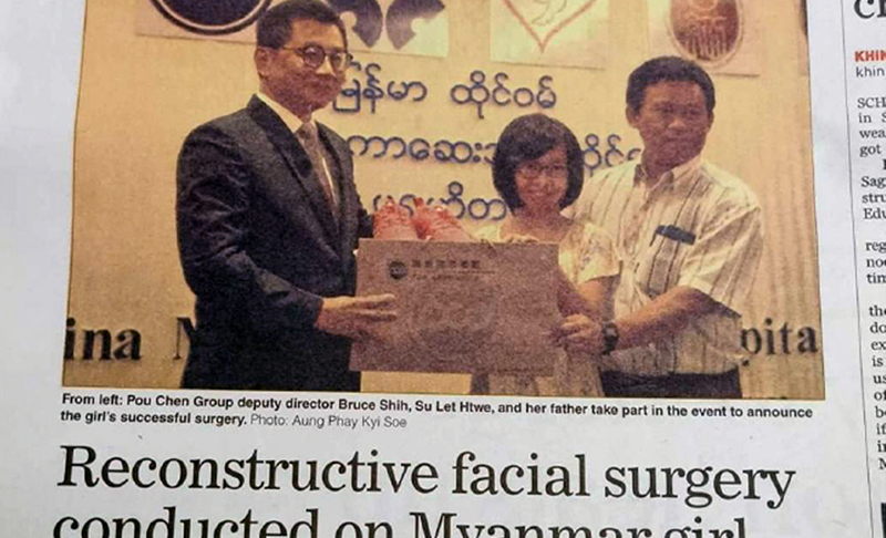 Reconstructive facial surgery conducted on Myanmar girl | News & Awards ...